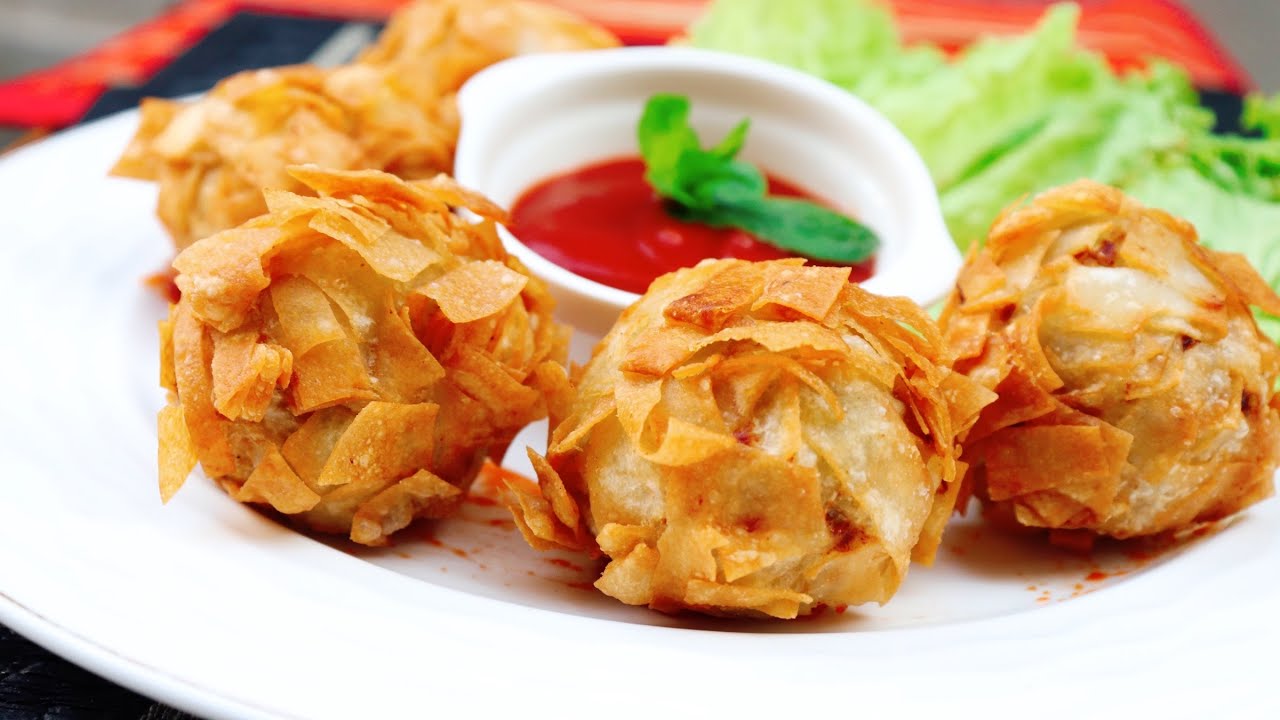Crispy Chicken Balls/ Fried Chicken Balls by Savoury Platters - YouTube