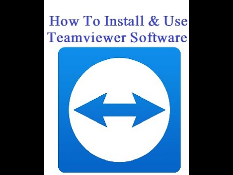Team viewer How To Install & Use - YouTube