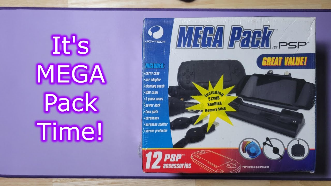 MEGA Pack of PSP Accessories :D - YouTube