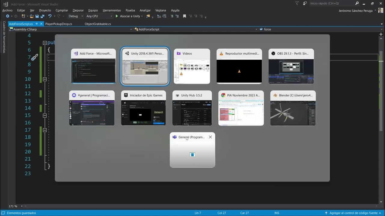Unity - AddForce - YouTube