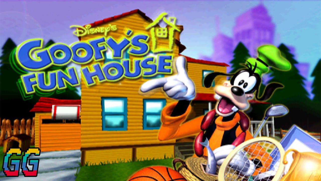PS1 Disney's Goofy's Fun House 2001 - No Commentary - YouTube