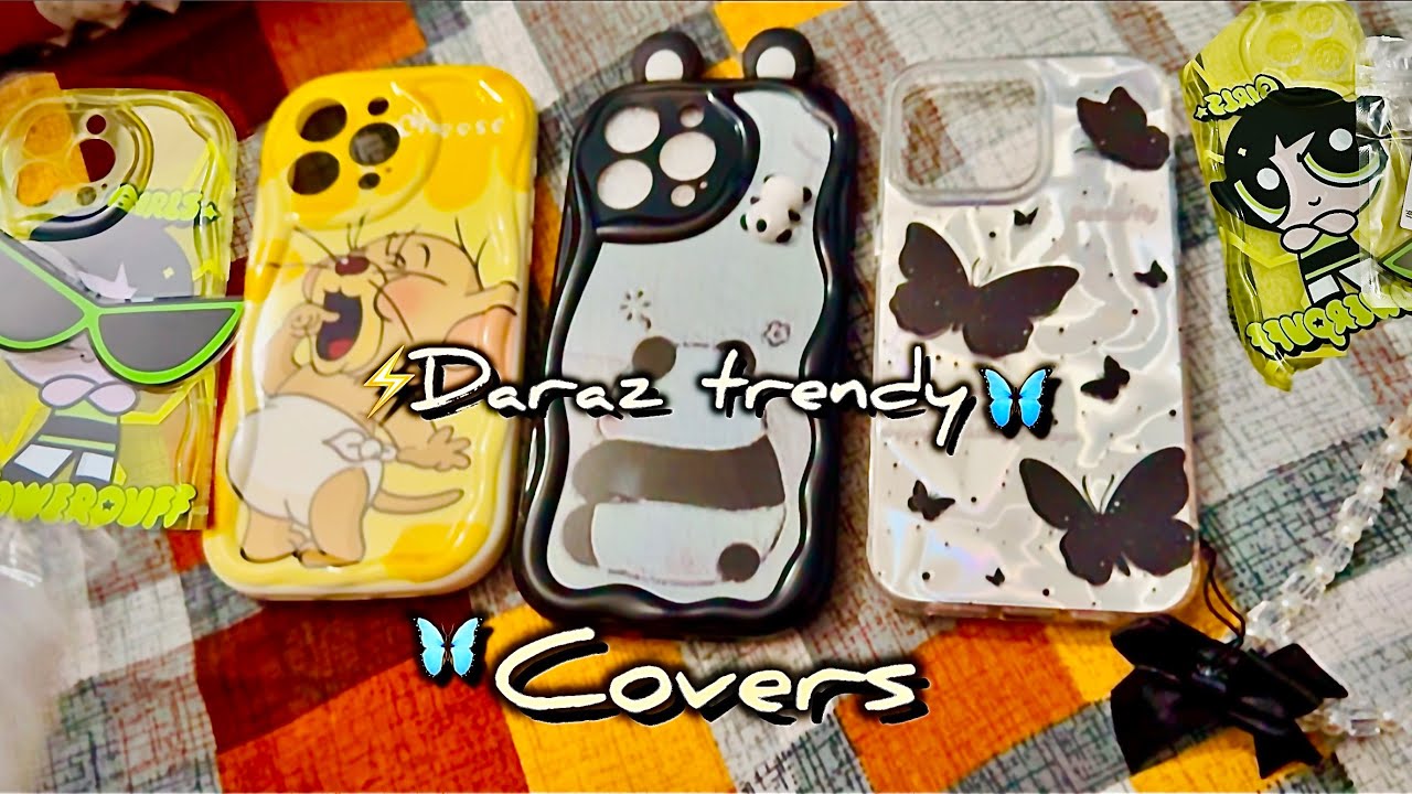Daraz Shopping haul || Phone covers~ cute, aesthetic iphone covers ...