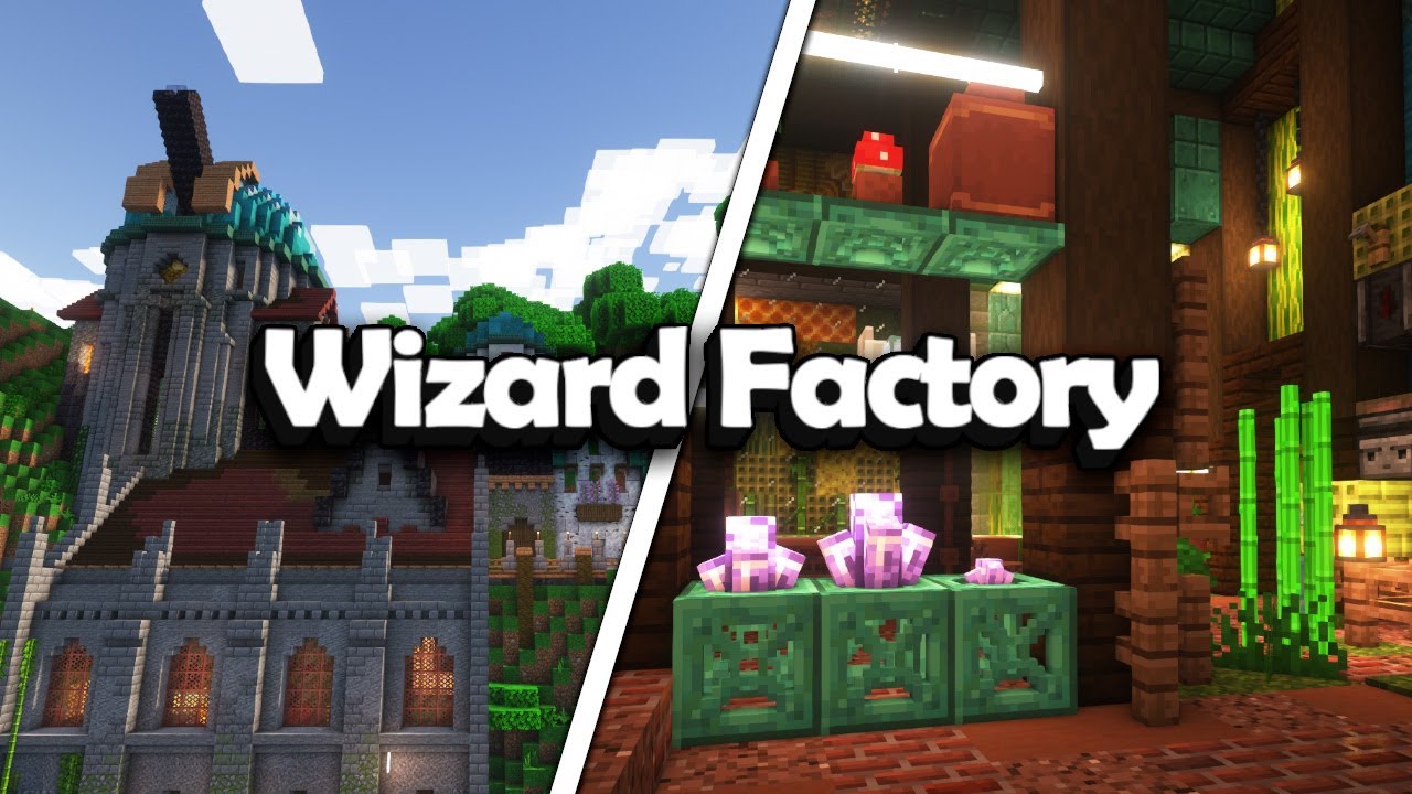 Your Minecraft World NEEDS a Wizard Factory! - YouTube