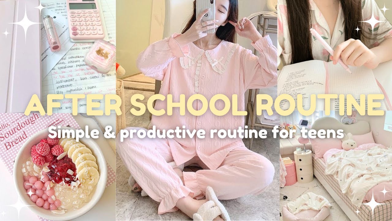 10-15 years old After School Routine | Easy and productive step by step ...
