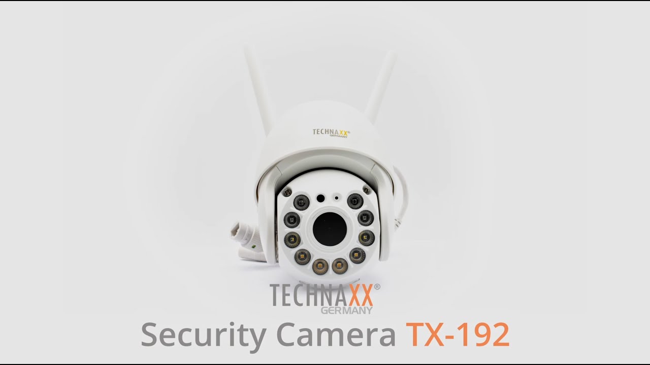Security Camera TX-192 (English) - YouTube