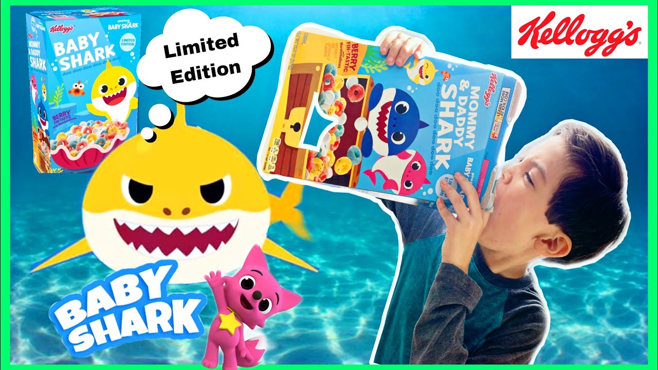 New BABY SHARK Cereal (2019): Cereal Taste Test (Limited Edition ...