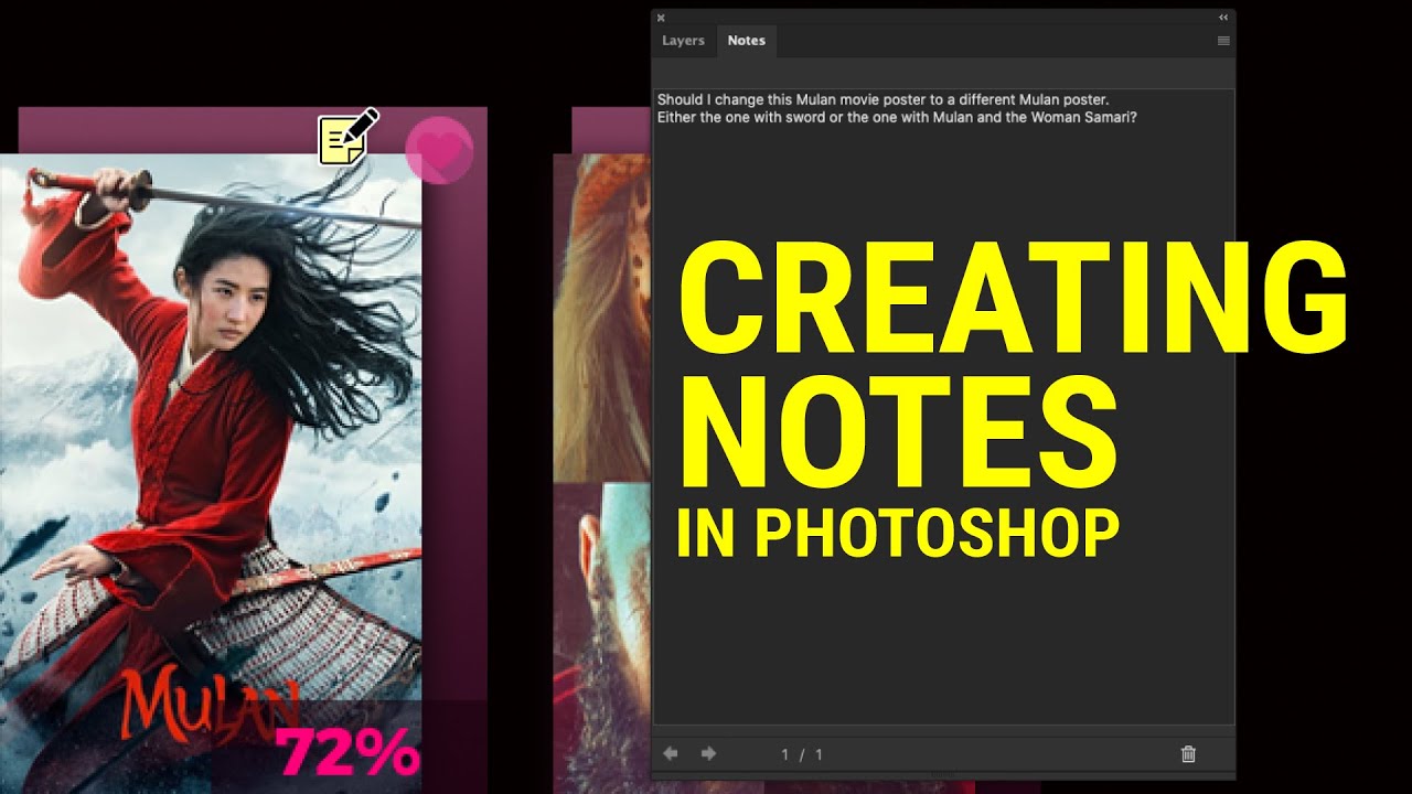 How to Create Notes in Photoshop - YouTube