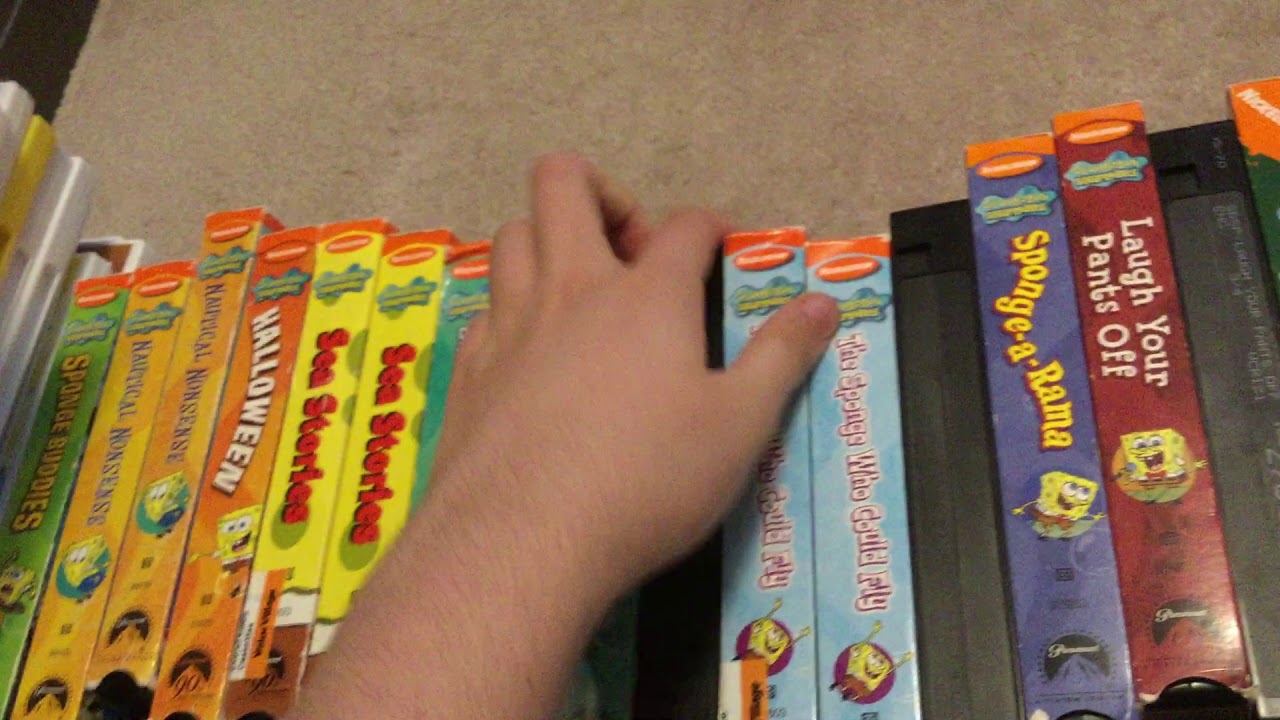 Spongebob Vhs Lot
