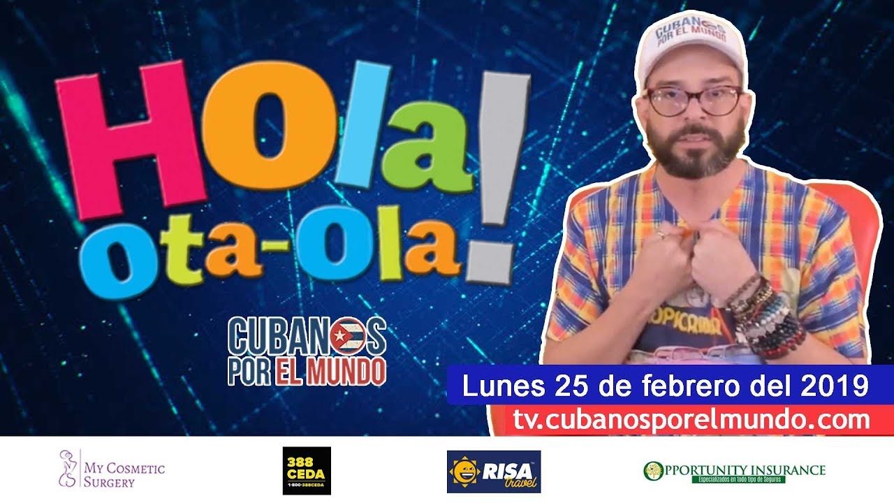 Alex Otaola en Hola! Ota-Ola en vivo por YouTube Live (lunes 25 de ...