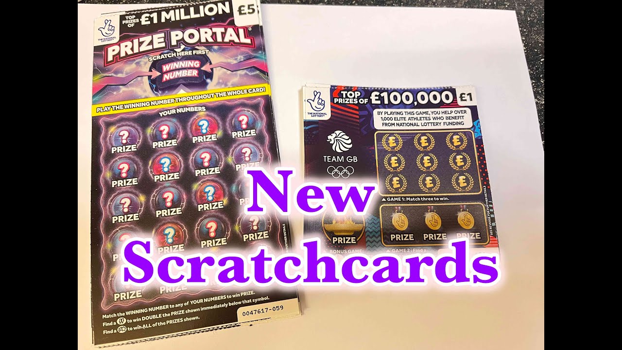 New Scratchcards from the National Lottery - YouTube