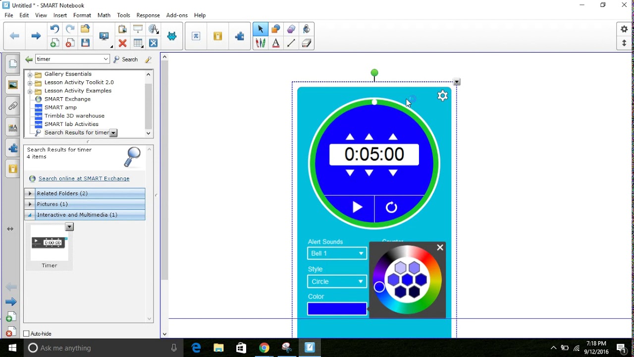 SMART Board FAQ- Timer - YouTube