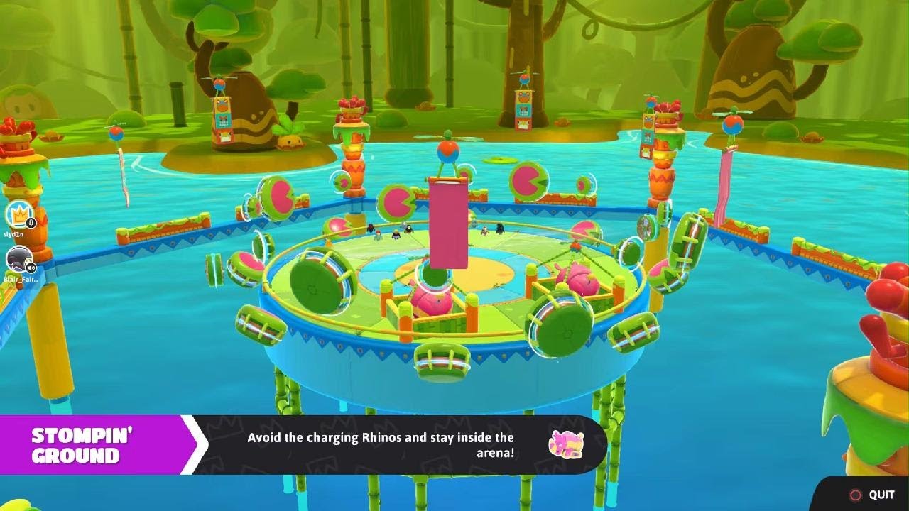 Fall Guys stompin ground round - YouTube