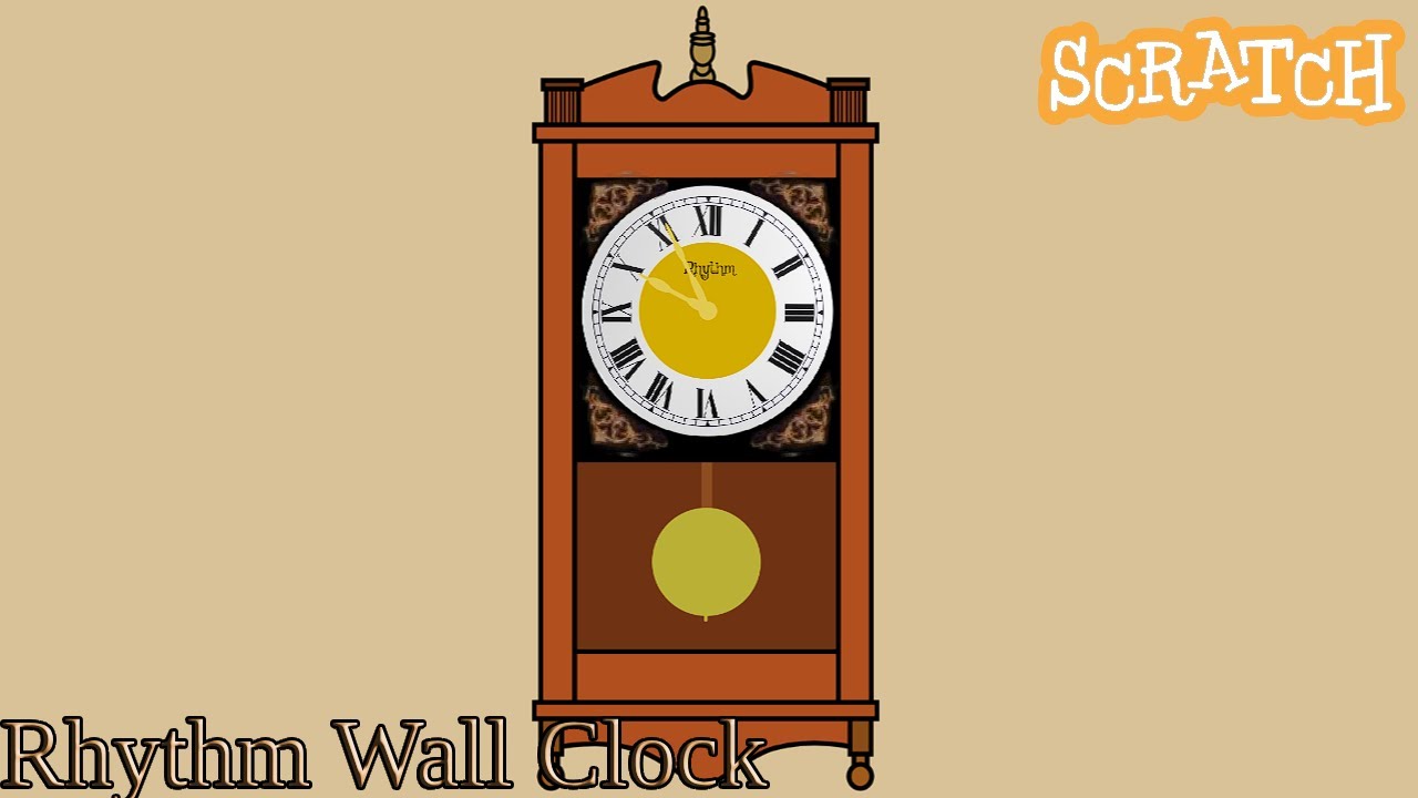 Wall Clock (Rhythm) (Battery-Operated) | Scratch Project (#23) - YouTube