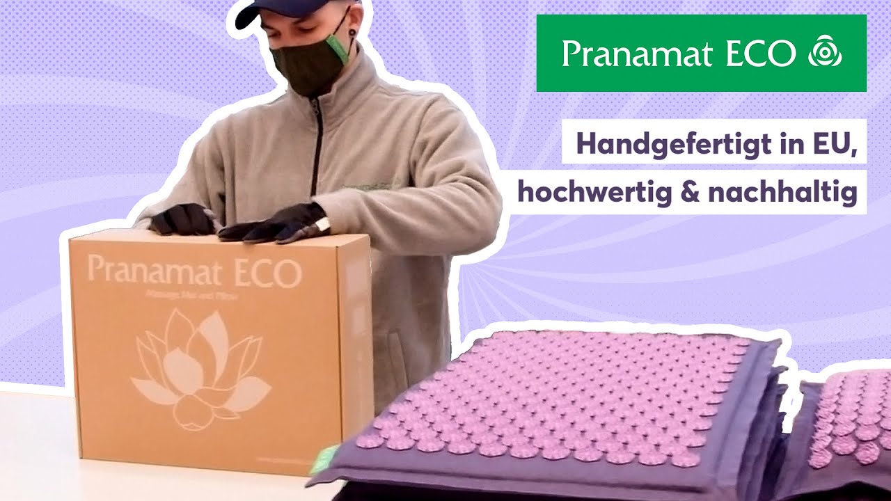 Pranamat ECO Premium-Akupressurmatte: Ein Einblick in die Produktion ...