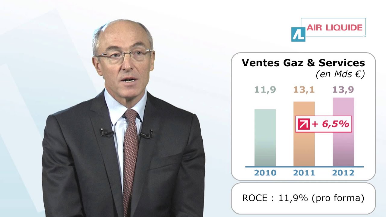 Air Liquide Résultats 2012 - Interview avec Benoît Potier, Président ...