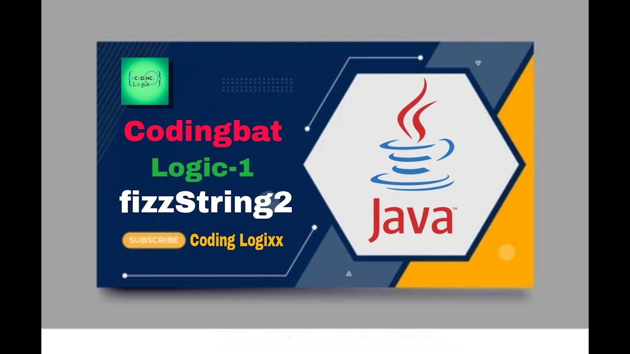 Coding Bat Java Logic 1 Fizzstring2 Basic Boolean Logic Puzzles If Else Andand Youtube 6593