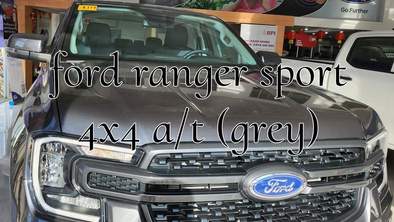 ford ranger sport 4x4 a/t 2024 (grey) - YouTube