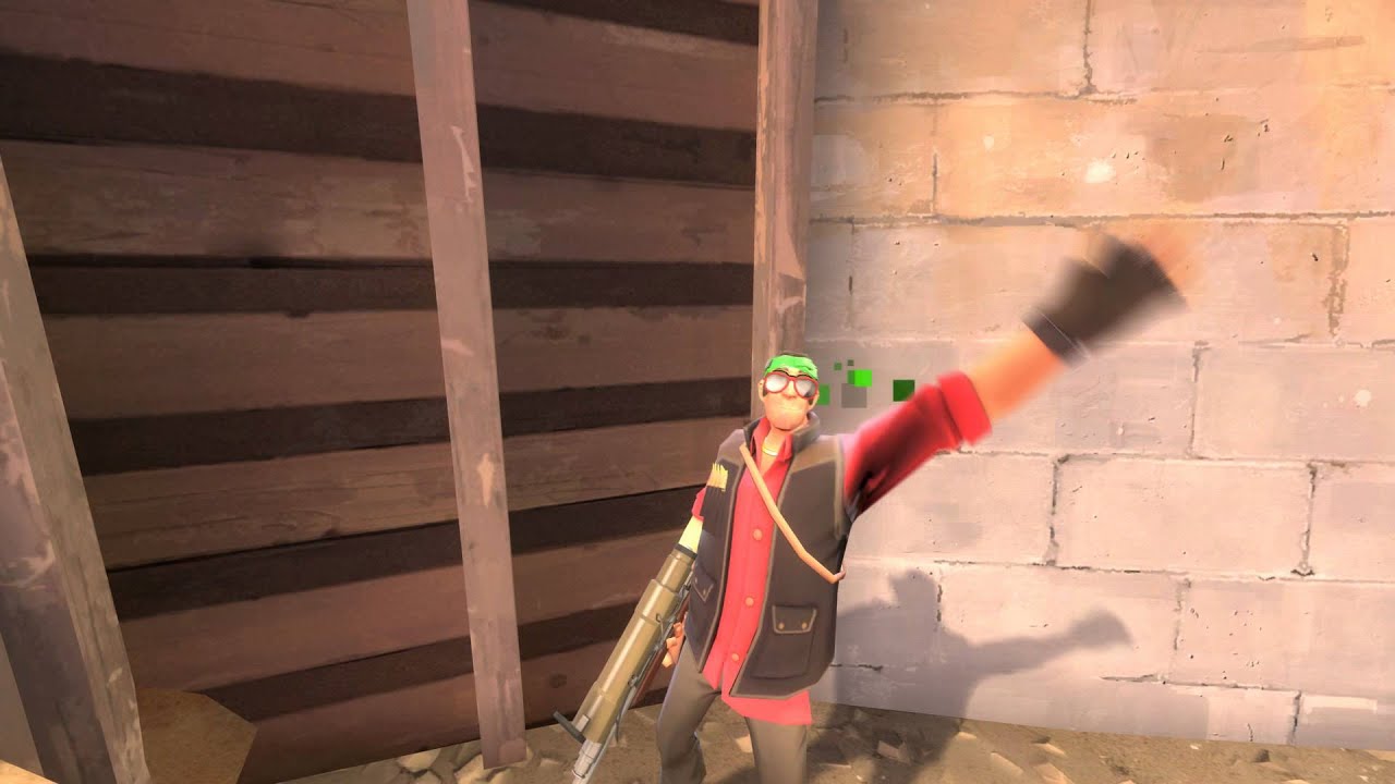 TF2: Unusual Soldered Sensei Memory leak effect show-off. - YouTube