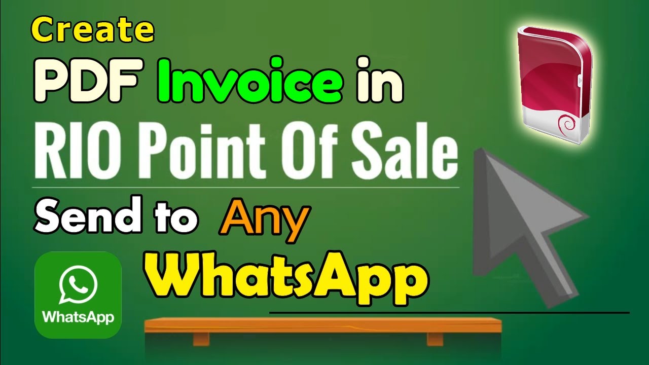How to Create PDF invoice in RIO POS & Send it to WhatsApp @MobileAreenaPk