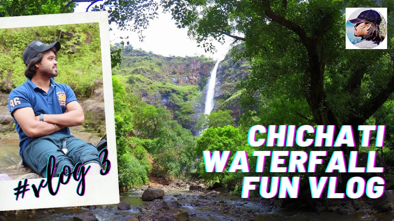 CHICHATI WATERFALL FUN VLOG | Monsoon Trekking | Vlog kam Masti jyada ...