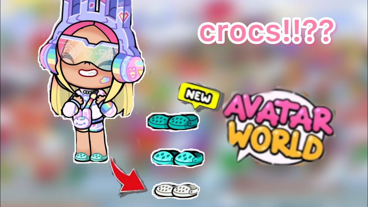 how to get cute crocs in avatar world!!??? - YouTube