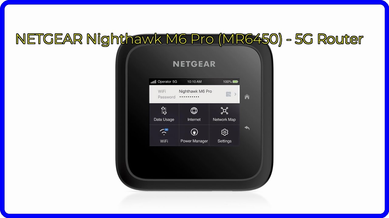 BEWERTUNG (2024): NETGEAR Nighthawk M6 Pro (MR6450) - 5G Router ...