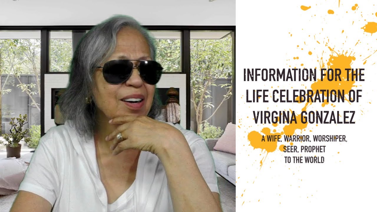 Memorial Information For Virginia Gonzalez - YouTube
