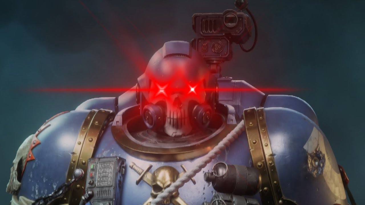 SPACE MARINE II | Decimus being annoyed at the Machine Spirit - YouTube