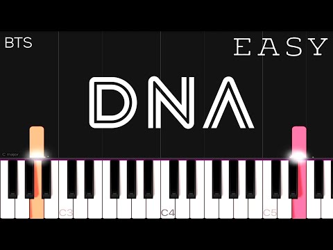 BTS (방탄소년단) - DNA | EASY Piano Tutorial