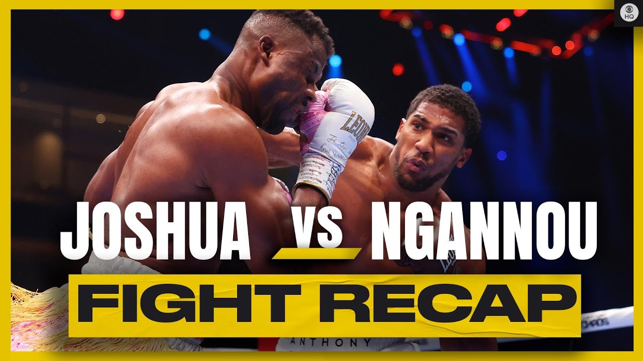 Anthony Joshua KNOCKS OUT Francis Ngannou in ROUND 2 | Fight Recap | CBS Sports - YouTube
