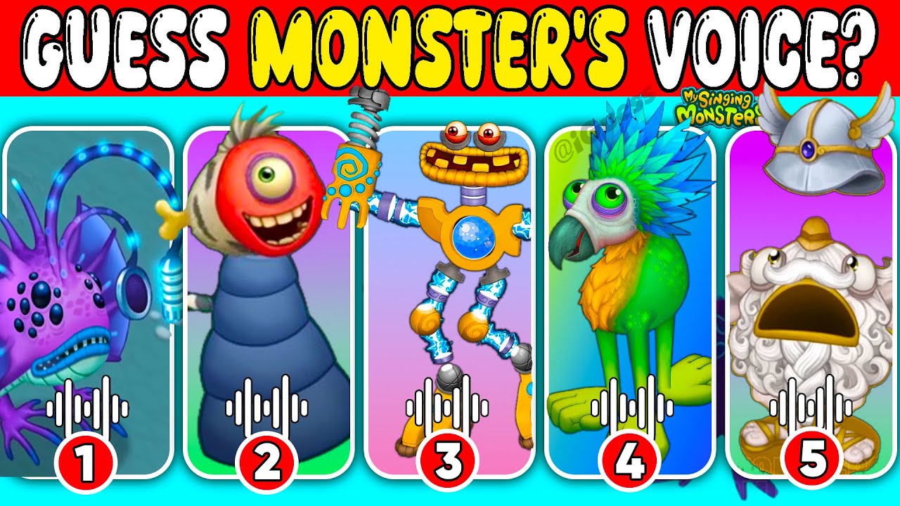 GUESS THE MONSTER'S VOICE | MY SINGING MONSTERS | MIMIC,FIRE OASIS ...