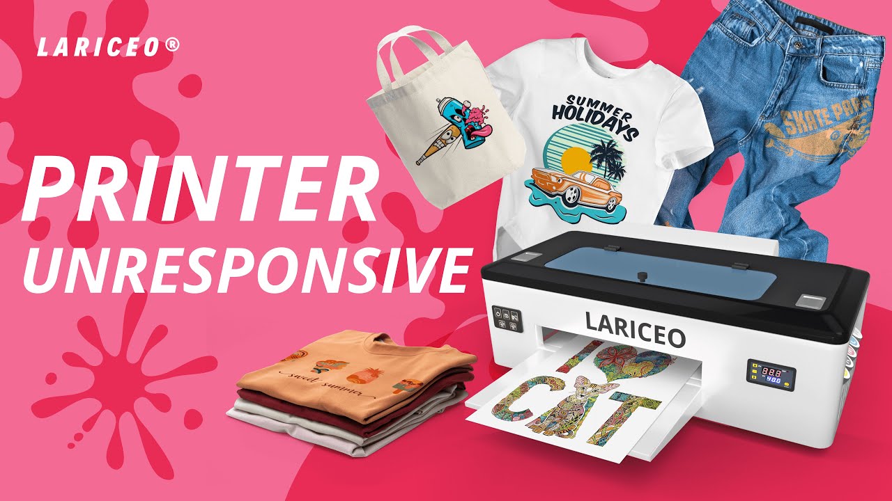 A3 L1800 DTF PRINTER VIDEO TUTORIALS - PRINTER UNRESPONSIVE AFTER ...