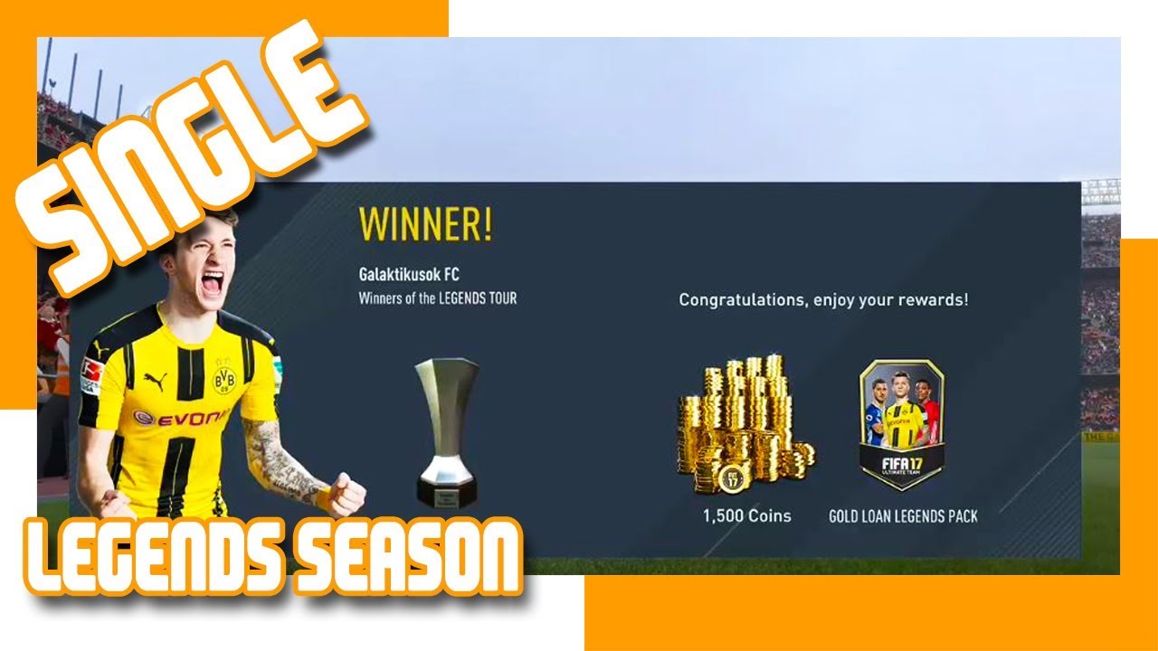 FIFA 17 - LEGENDS TOUR & GOLD LEGEND PACK OPENING [SINGLE] - YouTube