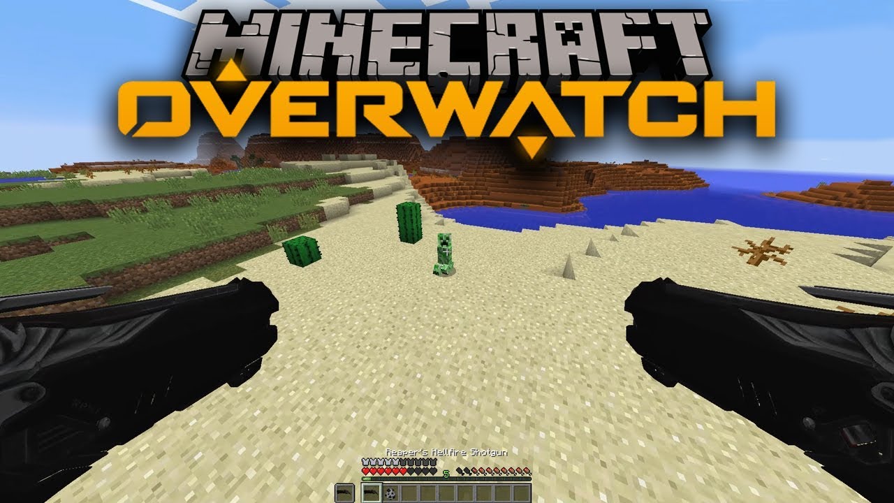 OVERWATCH IN MINECRAFT ?! MINEWATCH MOD for MINECRAFT | BE REAPER ...