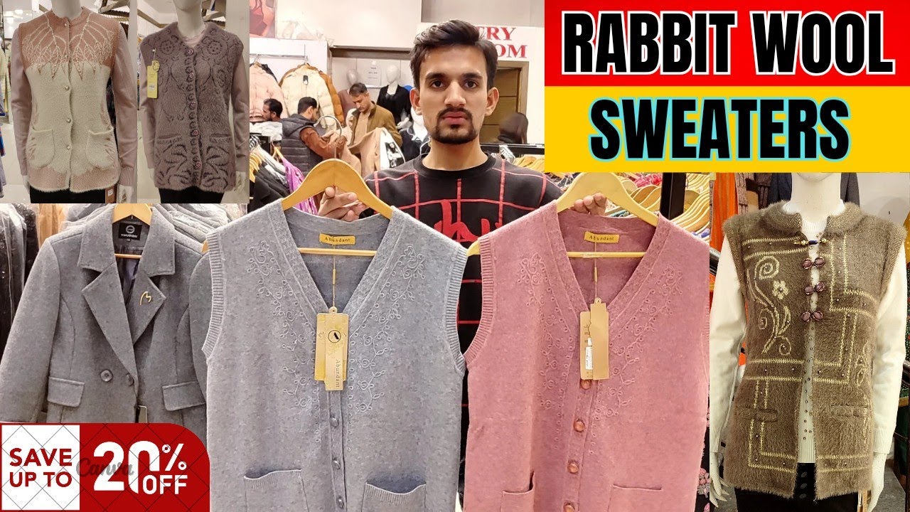 Ladies Pure Rabbit Wool Sleeveless Sweaters | Winter Collection ...