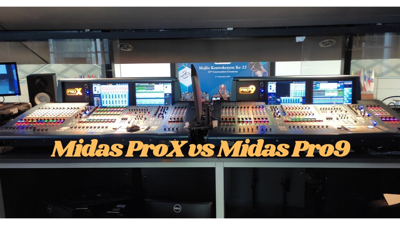 Vblog : Digital audio Mixer Midas ProX vs Midas Pro9 - YouTube