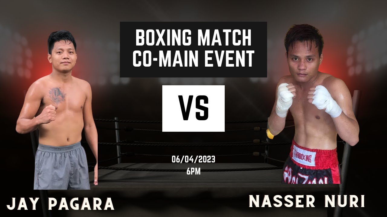 Boxing Co-Main Event, Jay Echalico Pagara vs Nasser Nuri Marco #boxing ...