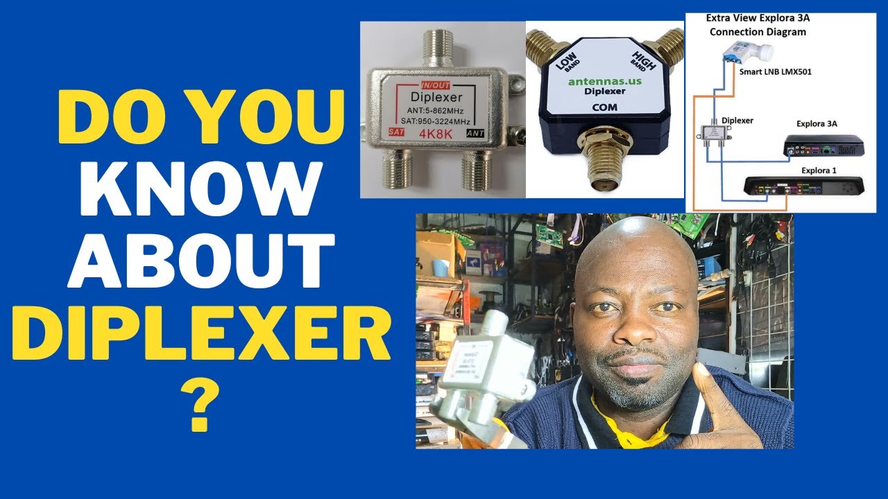 how to understand the combiner/diplexer sat/tv DC 1leg. - YouTube