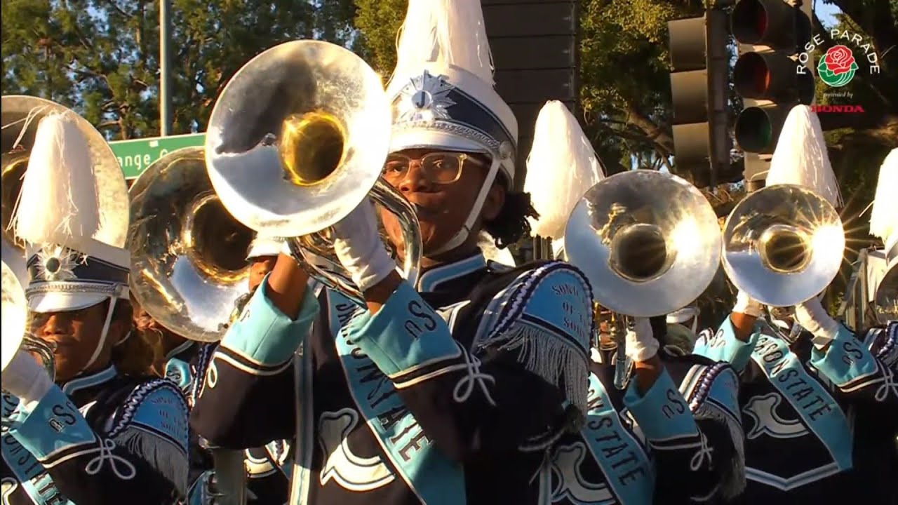Jackson State University Marching Band - Rose Parade - 2025 🌹 - YouTube