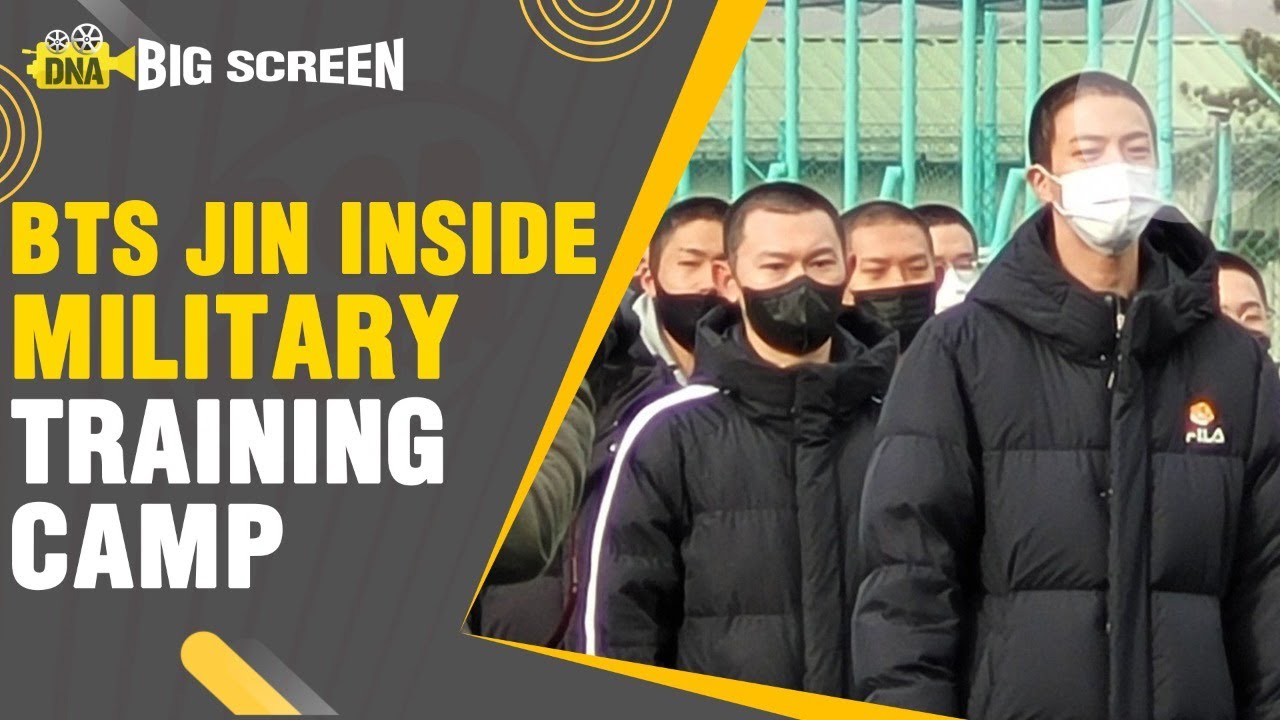 Watch: BTS Jin inside the military training camp in South Korea | DNA ...