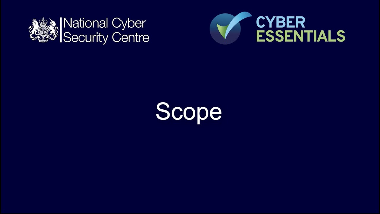 Cyber Essentials - Scope - YouTube