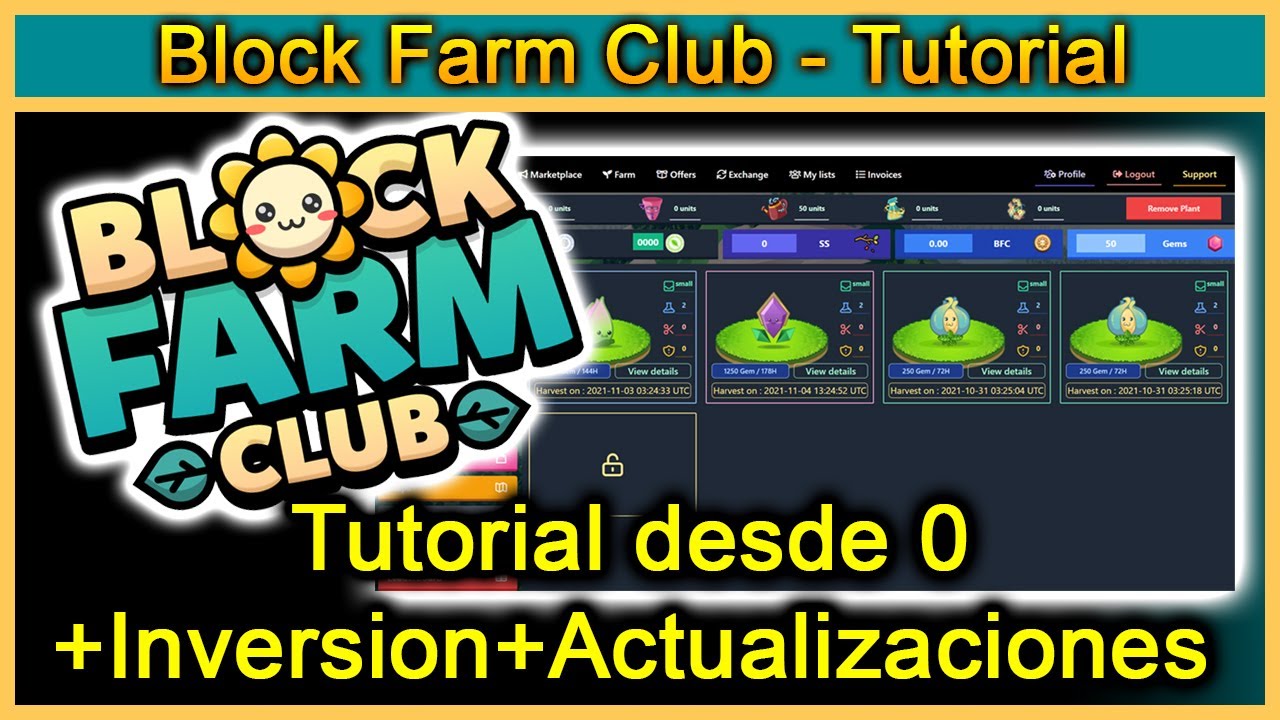 JUEGA BLOCK FARM CLUB BFC DESDE CERO - ¿RENTABLE, RESOLVIENDO DUDAS ...