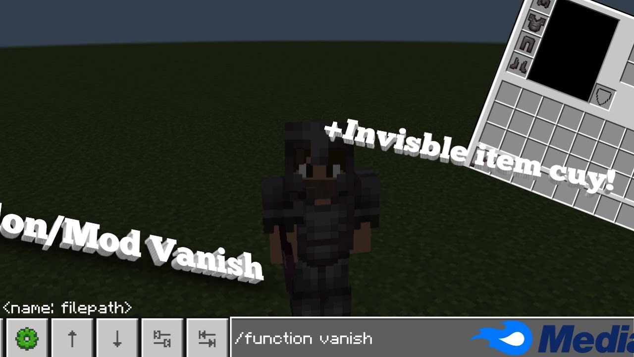 Vanish addon 99% mirip kaya di server java MCPE 1.19 | #minecraft # ...
