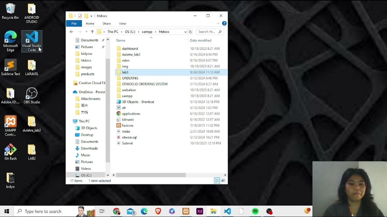LABORATORY #3 (laravel) - YouTube