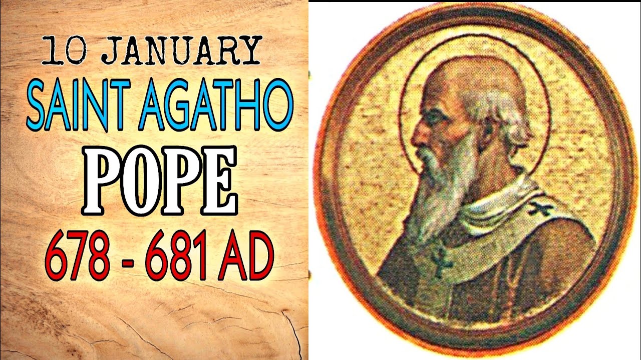 Saint of the Day: St. Agatho (Pope) | 10 January - YouTube