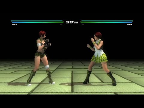 22_1 kokoro y Mila Ryona VS Mila y KOKORO Ryona - DEAD OR ALIVE 5 Last Round PC ( Anakin x24 )