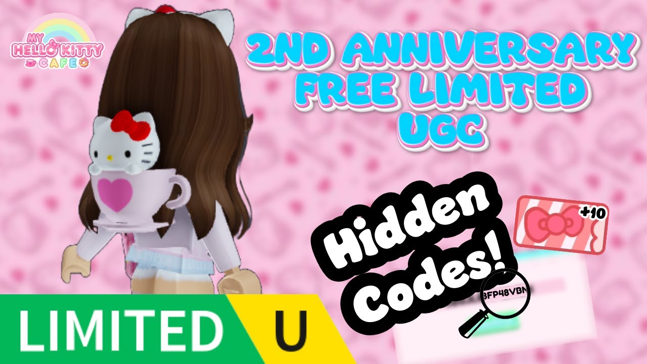 Gacha Tix Codes and How to Get 2nd Anniversary Backpack | Limited UGC ...