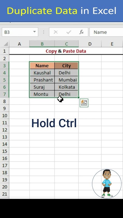 Excel Job Interview Questions Duplicate Data In Excel Exceltutorial Excel Exceltips Msexcel