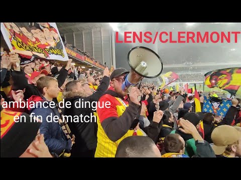 Lens / Clermont 2022 ambiance de fou  avec les wolf17,les buts en vidéos, la lensoise , les corons