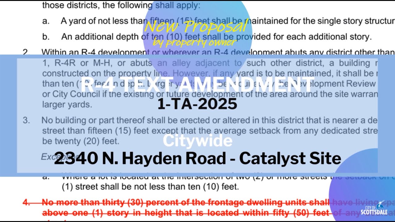 R-4 Text Amendment - YouTube